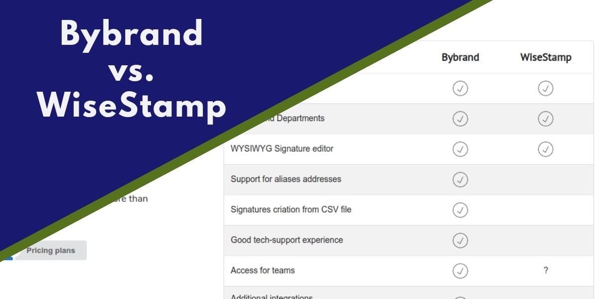 Meet Bybrand - A considered alternative to Wisestamp