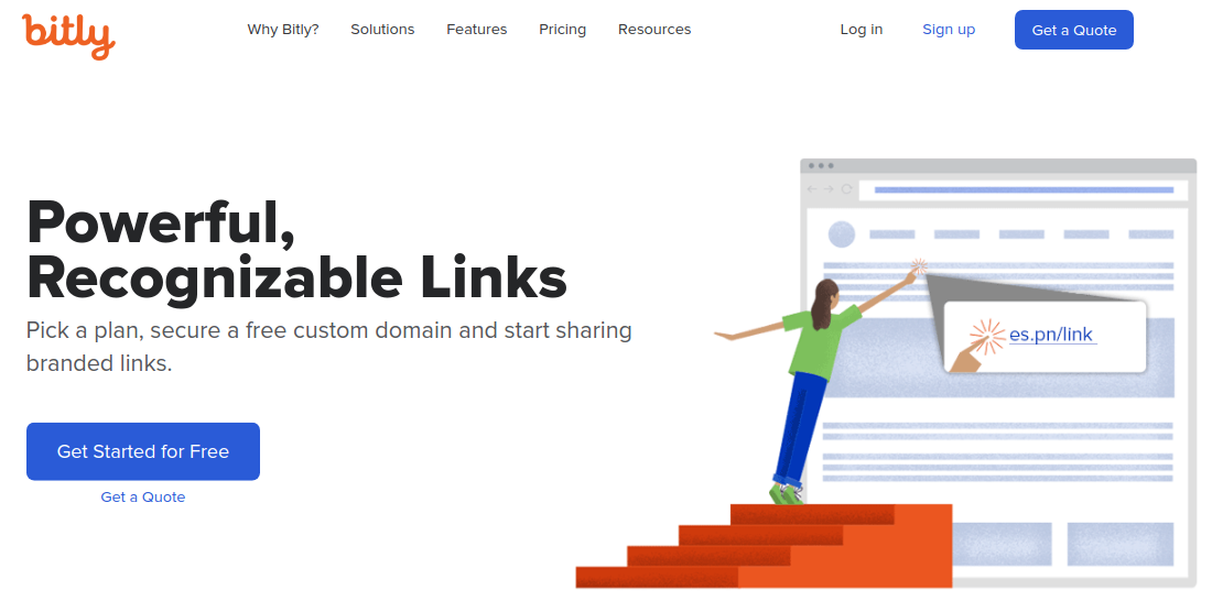 Comparison Bitly vs Rebrandly to shorten links within email signature