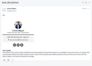 Adding a footer message for all Gmail users in Google Workspace