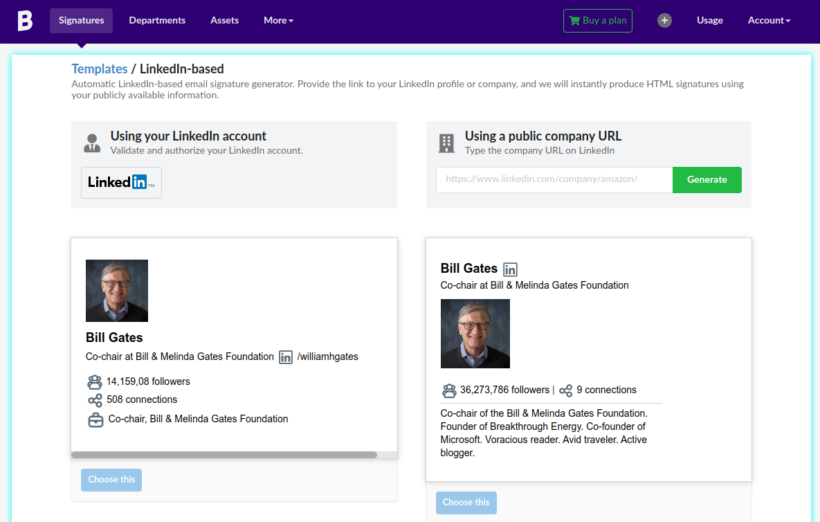 Introduction to the LinkedIn-based email signature generator