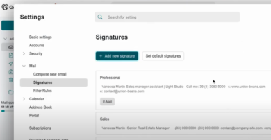How to add a professional email signature in GoDaddy Webmail