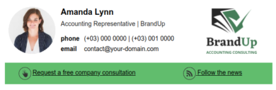 Effective Email Signatures for Accounting Firms From Templates