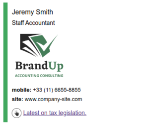 Effective Email Signatures for Accounting Firms From Templates