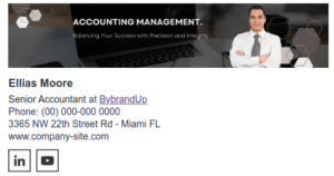 Effective Email Signatures for Accounting Firms From Templates