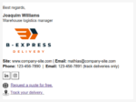 Crafting Effective Email Signatures for the Transport Sector