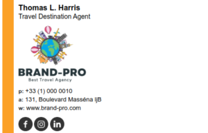 Email Signature Examples for Travel Agents: Boost Your Business