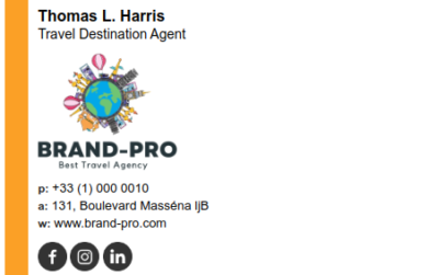 Email Signature Examples for Travel Agents: Boost Your Business