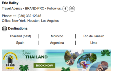Email Signature Examples for Travel Agents: Boost Your Business