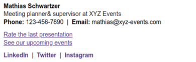 Email Signature for Events Industry: Cost-Effective Marketing