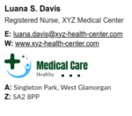 Email signatures for the healthcare industry (Examples and tips)