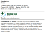 Email signatures for the healthcare industry (Examples and tips)