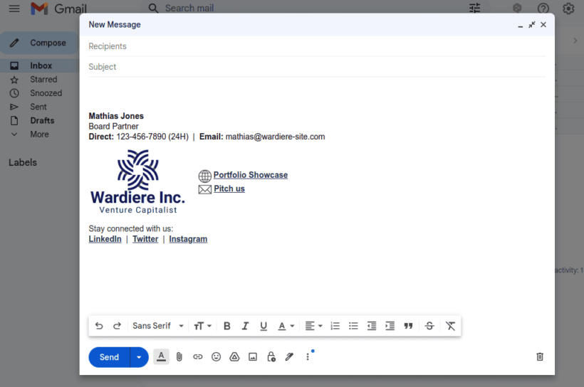 Benefits of Email Signatures for Venture Capital Firms