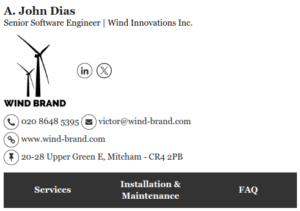 Designing Email Signatures for Professional Engineers (+Examples)