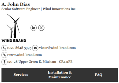 Designing Email Signatures for Professional Engineers (+Examples)