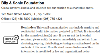 Corporate Email Signature Examples with Awards and Credentials