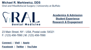 Essential Elements of a Dentist Email Signature (+Examples)