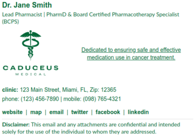Creating Effective Email Signatures for the Pharmaceutical Industry