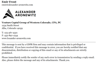 Adding GDPR Text in Email Signature: Importance and Examples