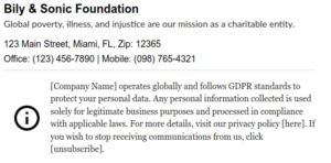 Adding GDPR Text in Email Signature: Importance and Examples