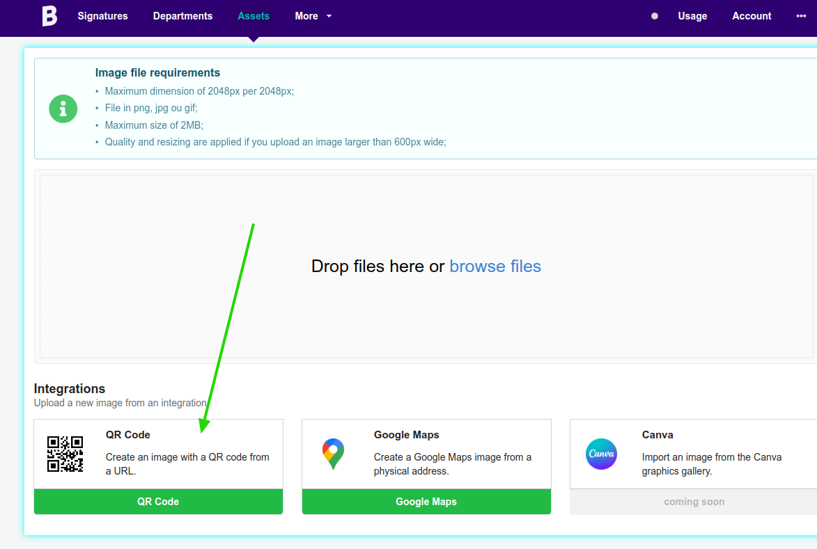 Adding QR Code to your HTML email signature - Bybrand